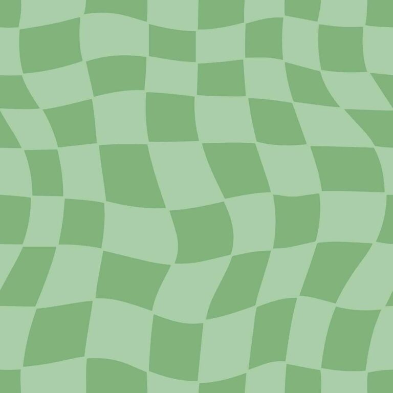 Green trippy grid wallpaper - Peel and Stick or Non-Pasted