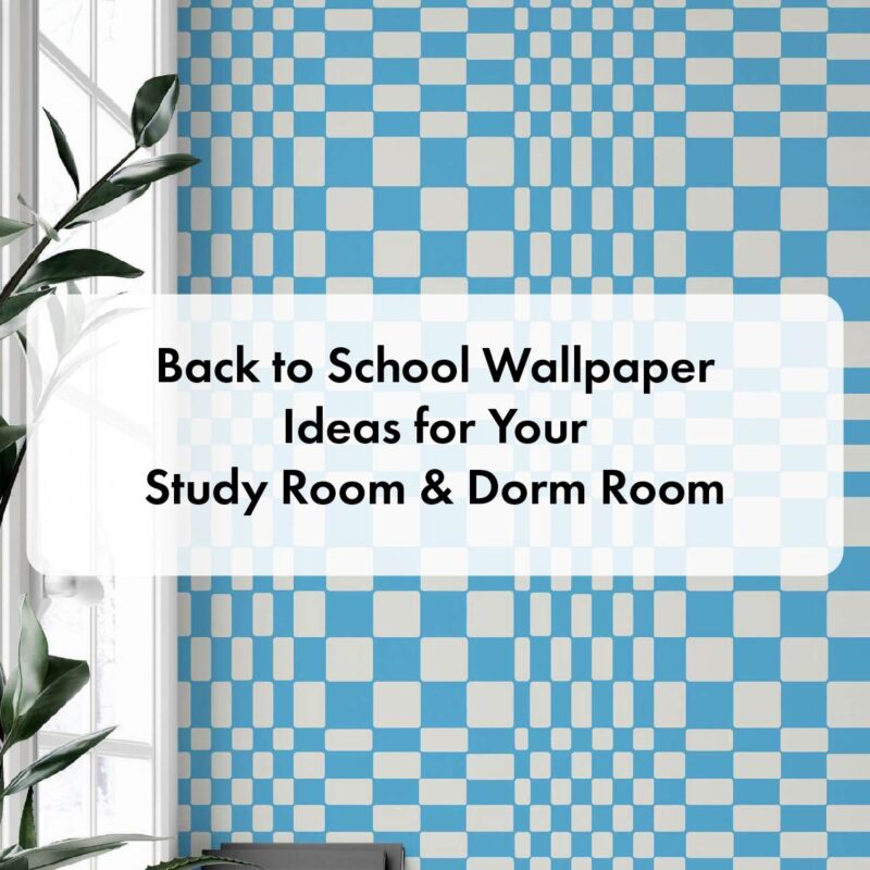 Study Room & Dorm Room Wallpaper Ideas for Back-to-School