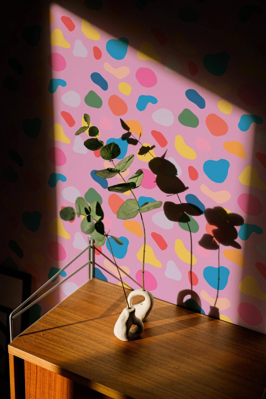 Pink Dimensions Peel and Stick Wallpaper or Non-Pasted
