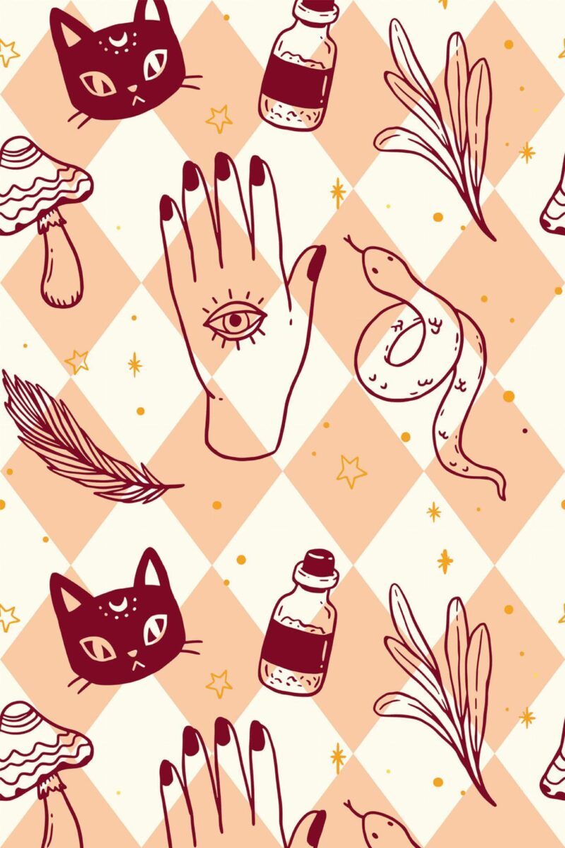 Cupid Peel and Stick Wallpaper or Non-Pasted