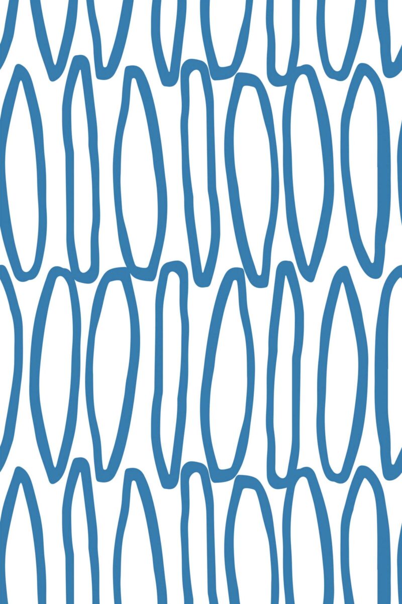 Tranquil Dentist Blue Peel and Stick Wallpaper or Non-Pasted