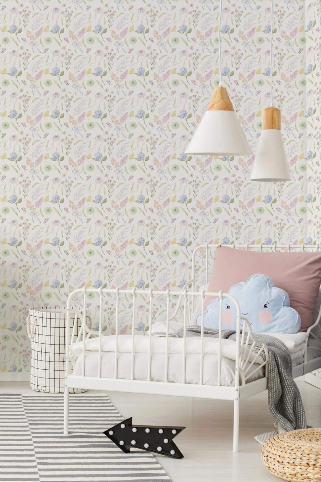 Baby Room Peel and Stick Wallpaper or Non-Pasted