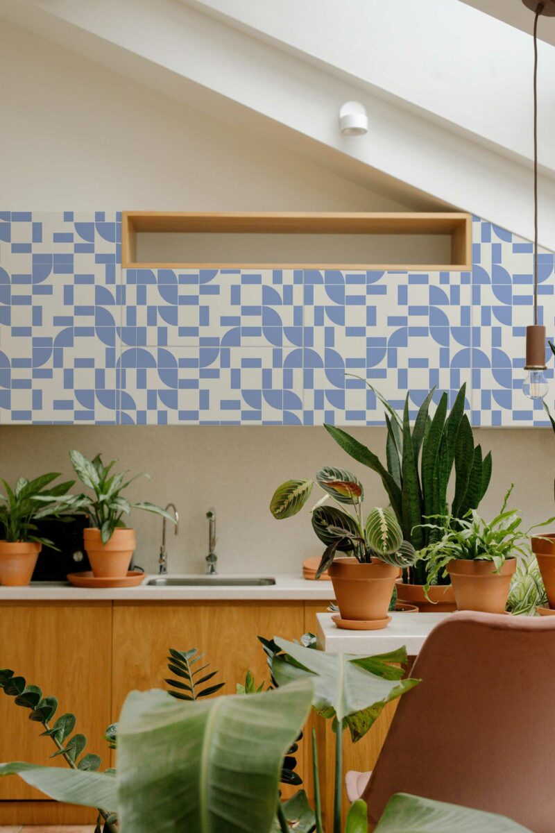 Bold Geometry Peel and Stick Wallpaper or Non-Pasted