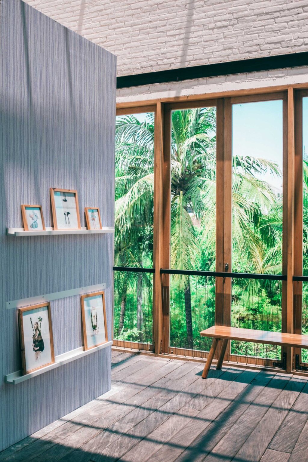 Blue Preppy Lines Peel and Stick Wallpaper or Non-Pasted