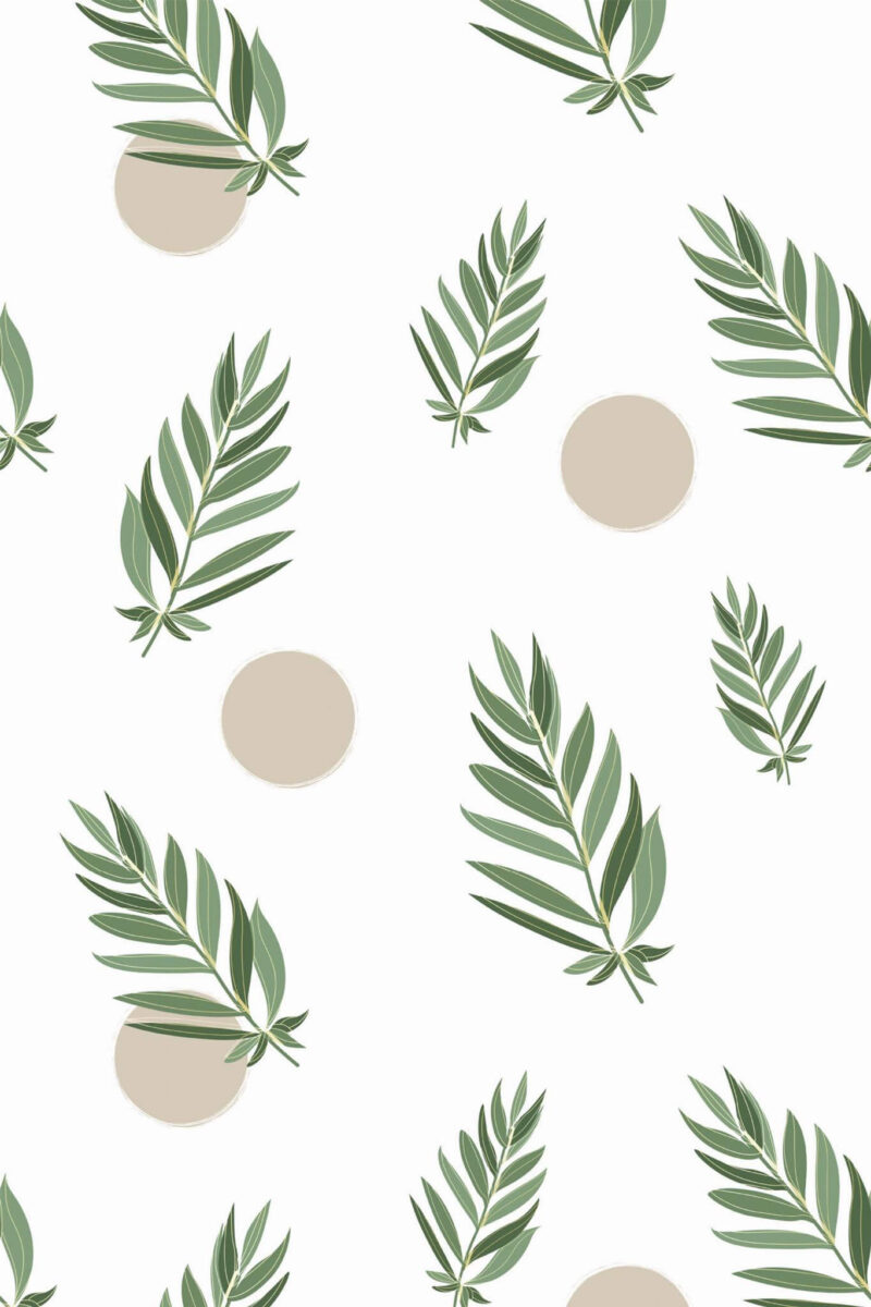 Boho neutral Peel and Stick Wallpaper or Non-Pasted