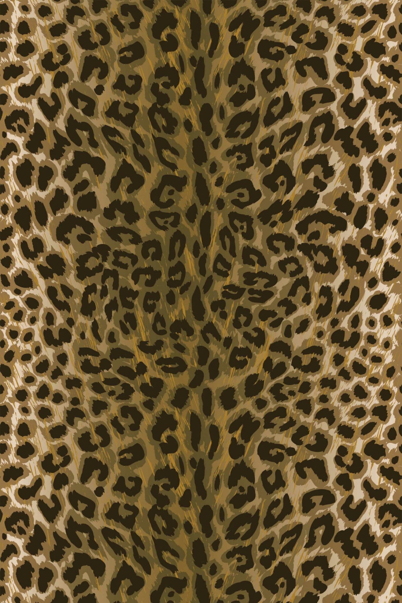 Leopard Chic Peel and Stick Wallpaper or Non-Pasted