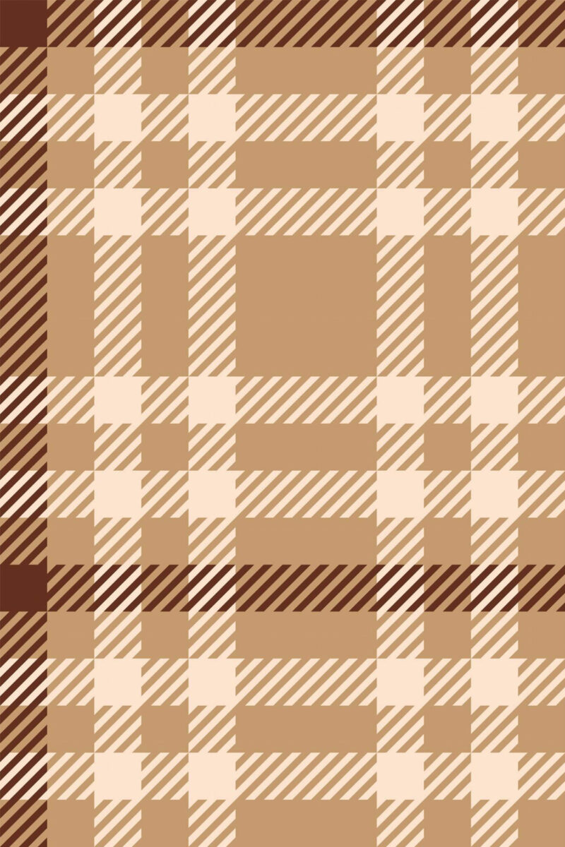 Beige seamless plaid Peel and Stick Wallpaper or Non-Pasted