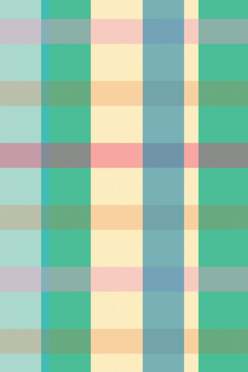 Chromatic Grid Peel and Stick Wallpaper or Non-Pasted