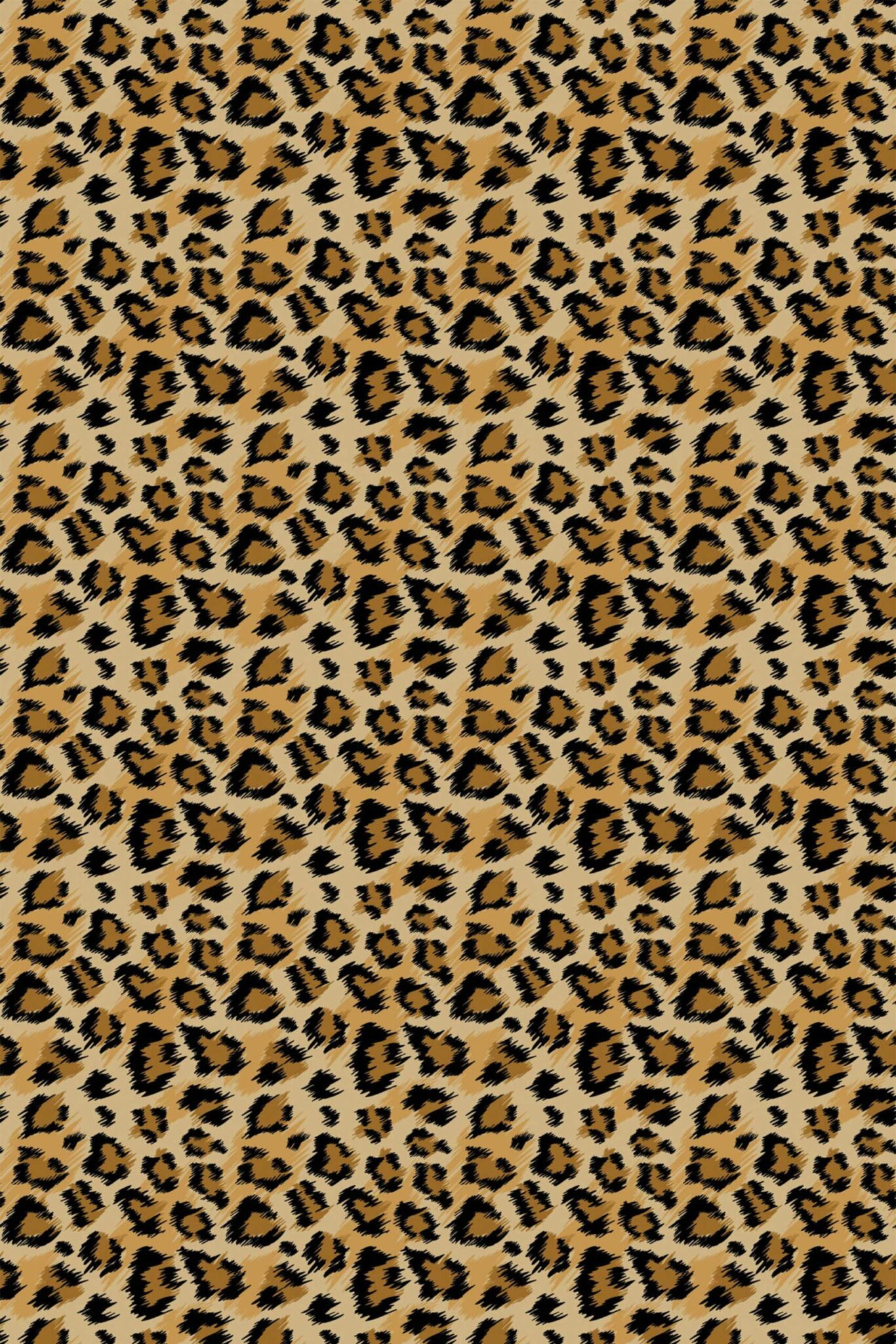 Leopard Elegance Peel and Stick Wallpaper or Non-Pasted