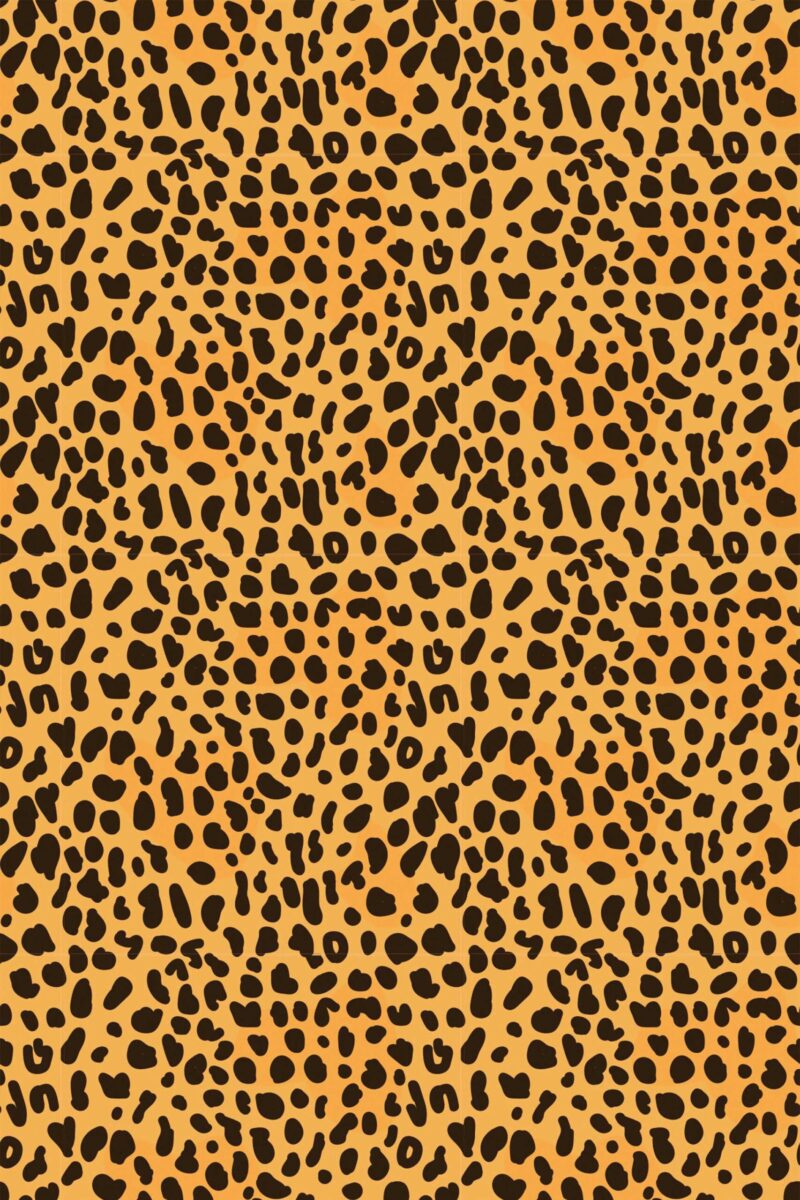Tiny Cheetah Print Peel and Stick Wallpaper or Non-Pasted