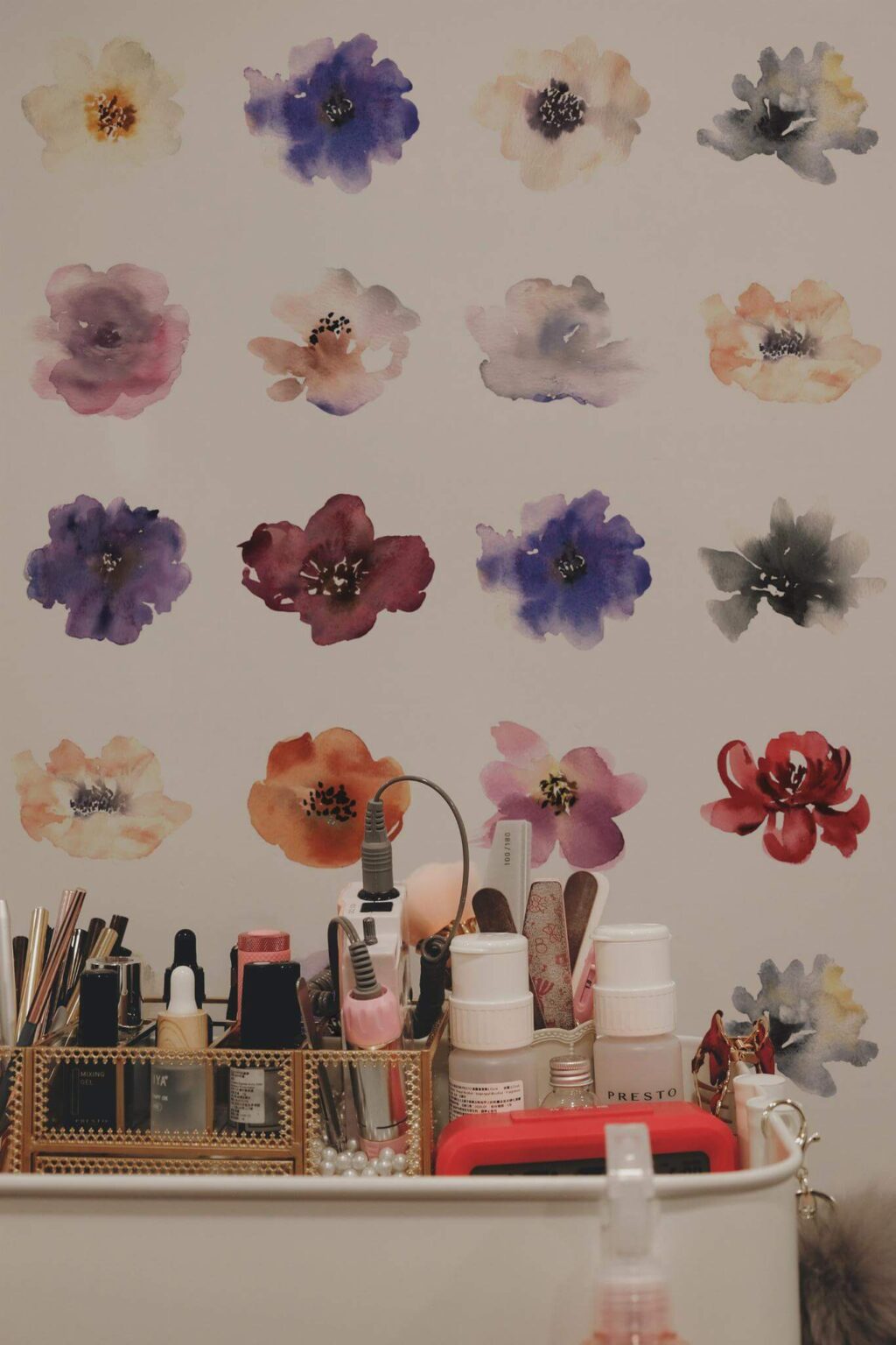 Dreamy Petals Beauty Salon Peel and Stick Wallpaper or Non-Pasted
