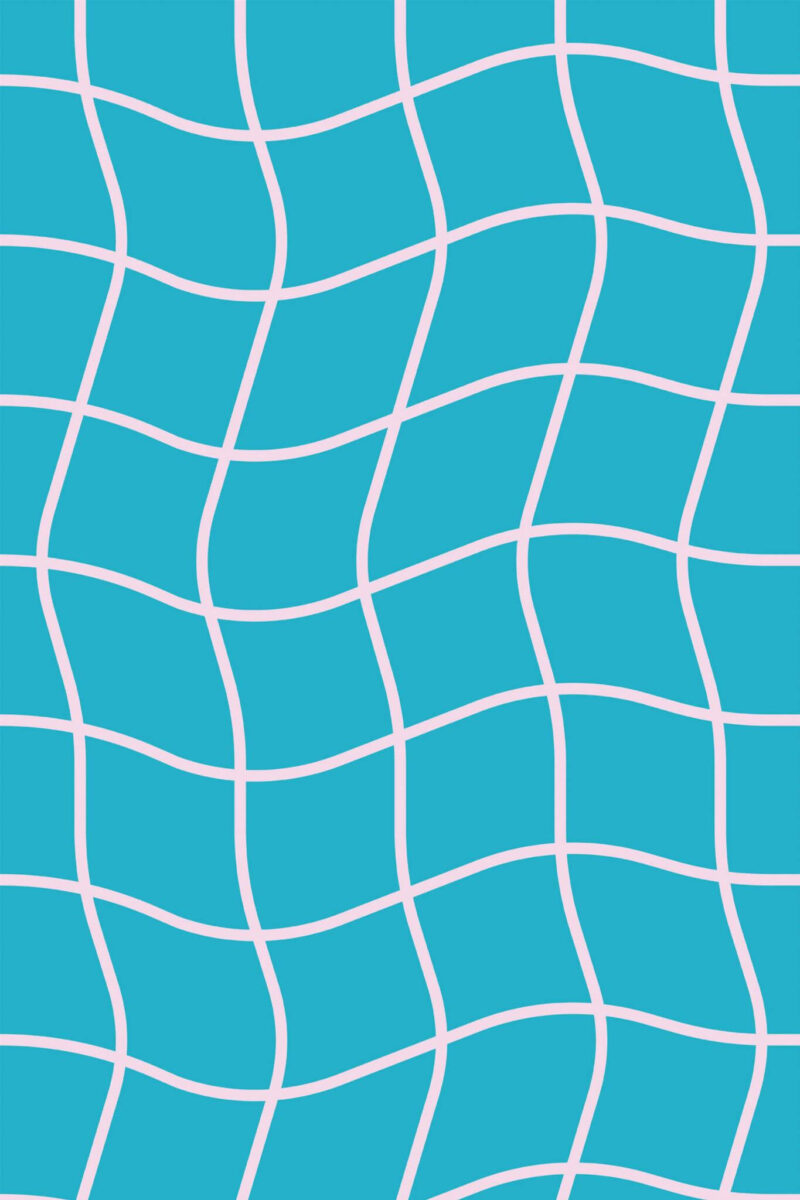 Distorted swimming pool Peel and Stick Wallpaper or Non-Pasted