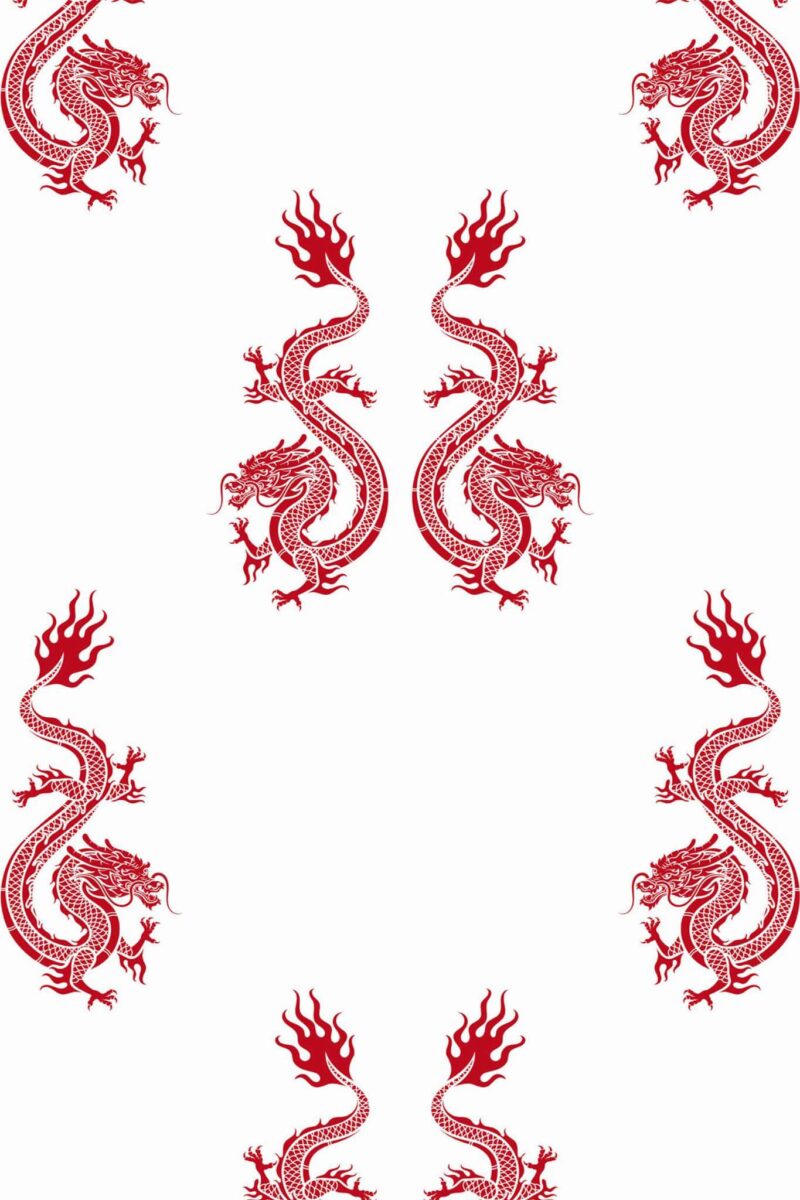 Dragon Peel and Stick Wallpaper or Non-Pasted