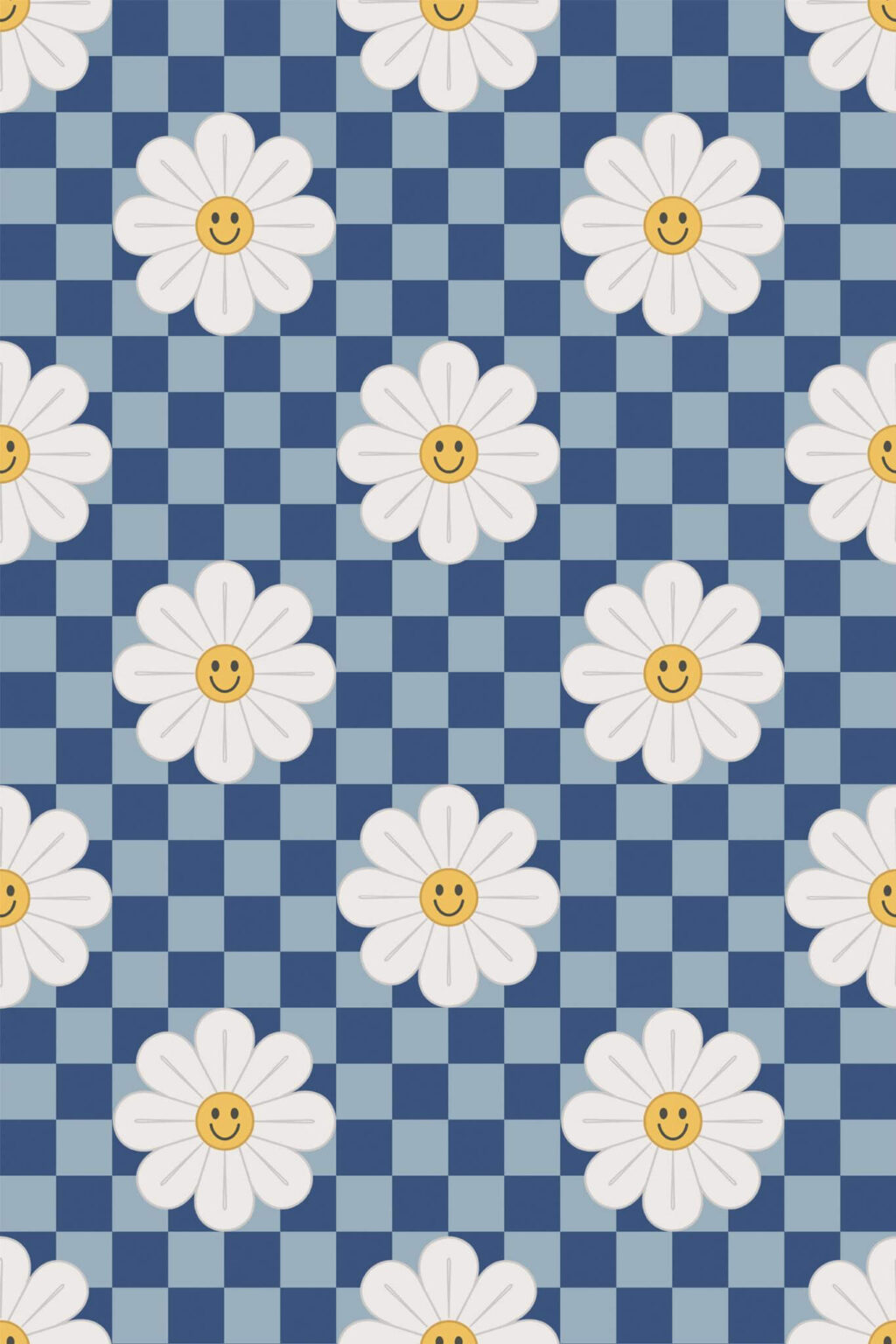 Funky floral Peel and Stick Wallpaper or Non-Pasted