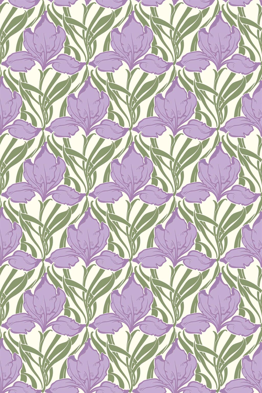 Lilac Bloom Peel and Stick Wallpaper or Non-Pasted