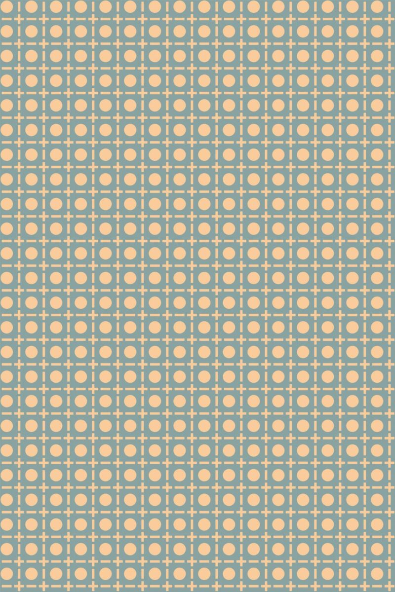 Green Precise Geometry Peel and Stick Wallpaper or Non-Pasted