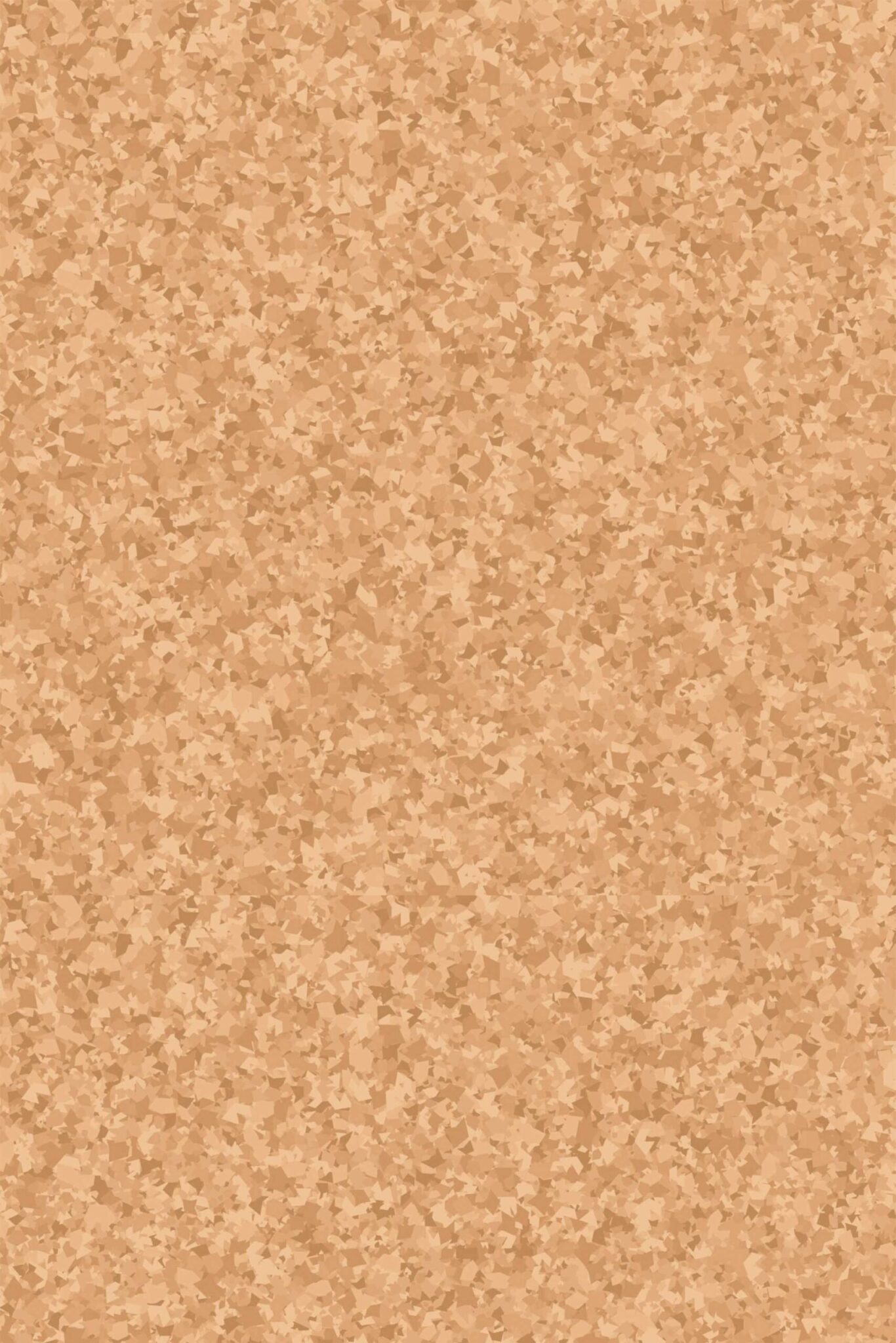 Soft Brown Cork Look Peel and Stick Wallpaper or Non-Pasted