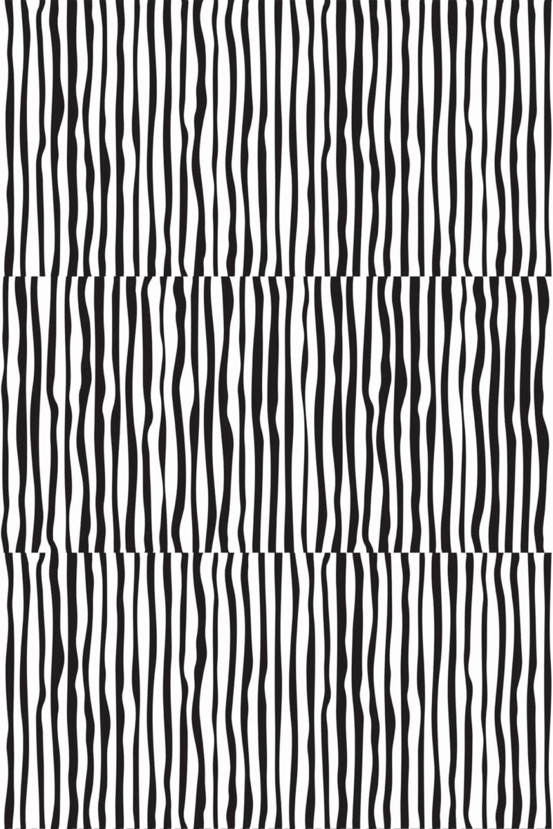 Minimal lines Peel and Stick Wallpaper or Non-Pasted