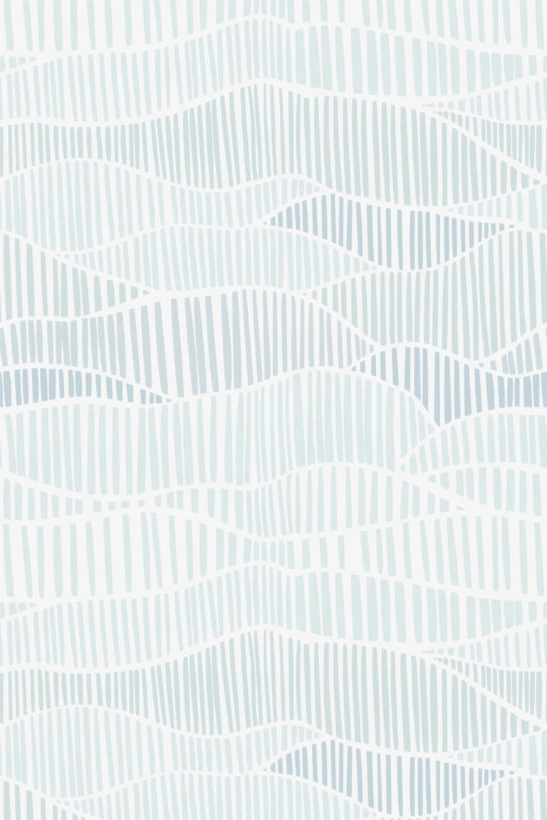 Neutral blue line art Peel and Stick Wallpaper or Non-Pasted