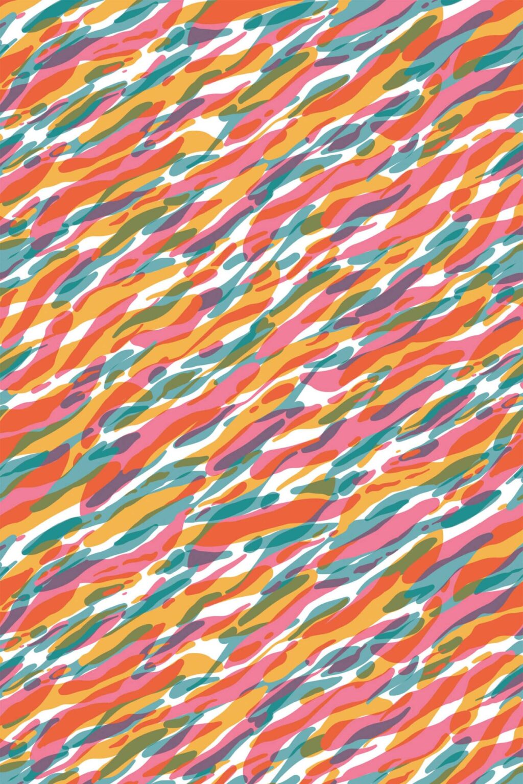 Vivid Splash Canvas Peel and Stick Wallpaper or Non-Pasted