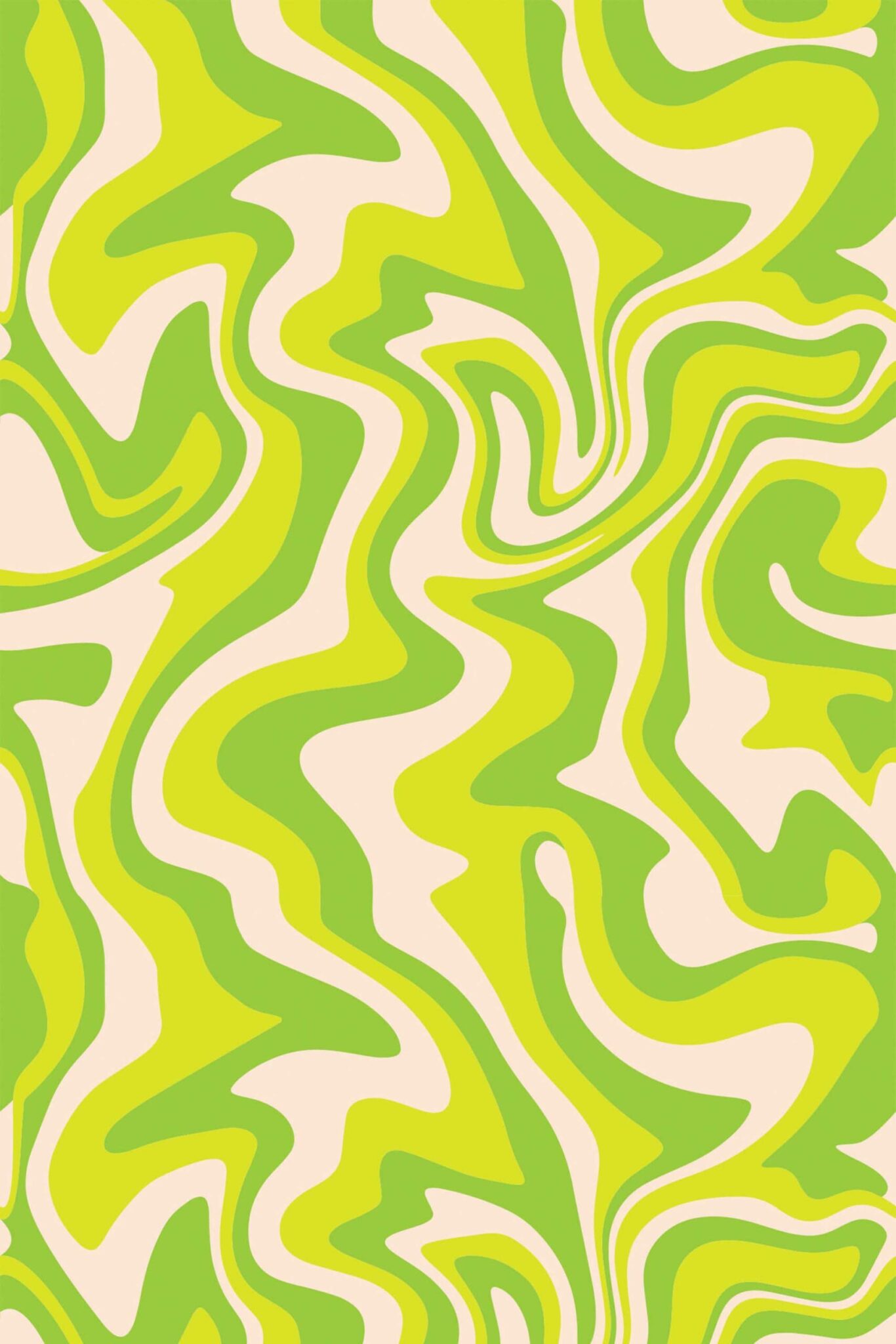 Green Groove Classic Peel and Stick Wallpaper or Non-Pasted