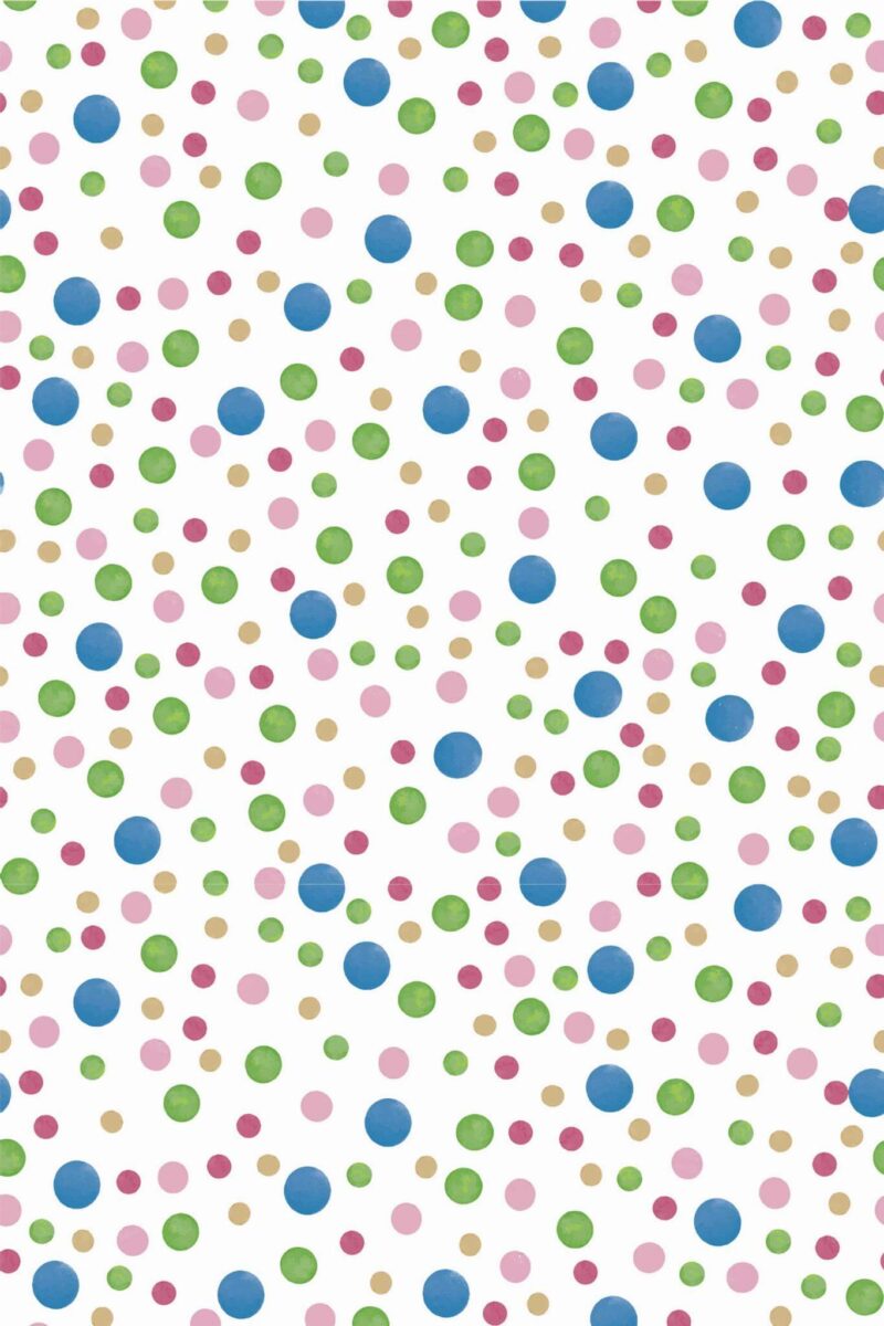 Rainbow dots Peel and Stick Wallpaper or Non-Pasted