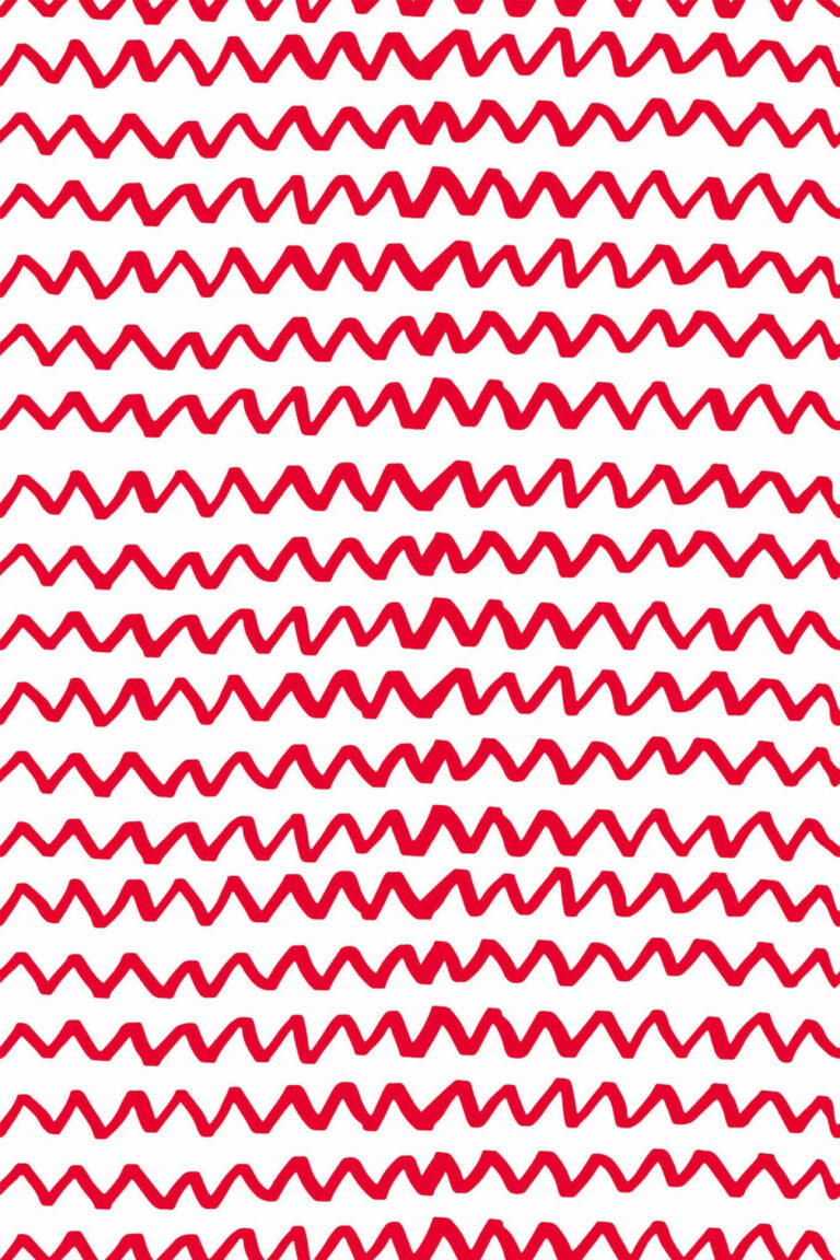 Red modern chevron Peel and Stick Wallpaper or Non-Pasted