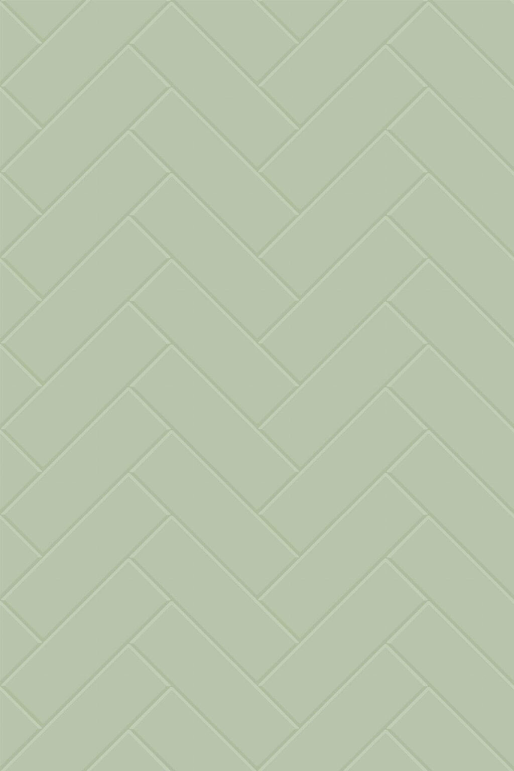 Sage green tile Peel and Stick Wallpaper or Non-Pasted