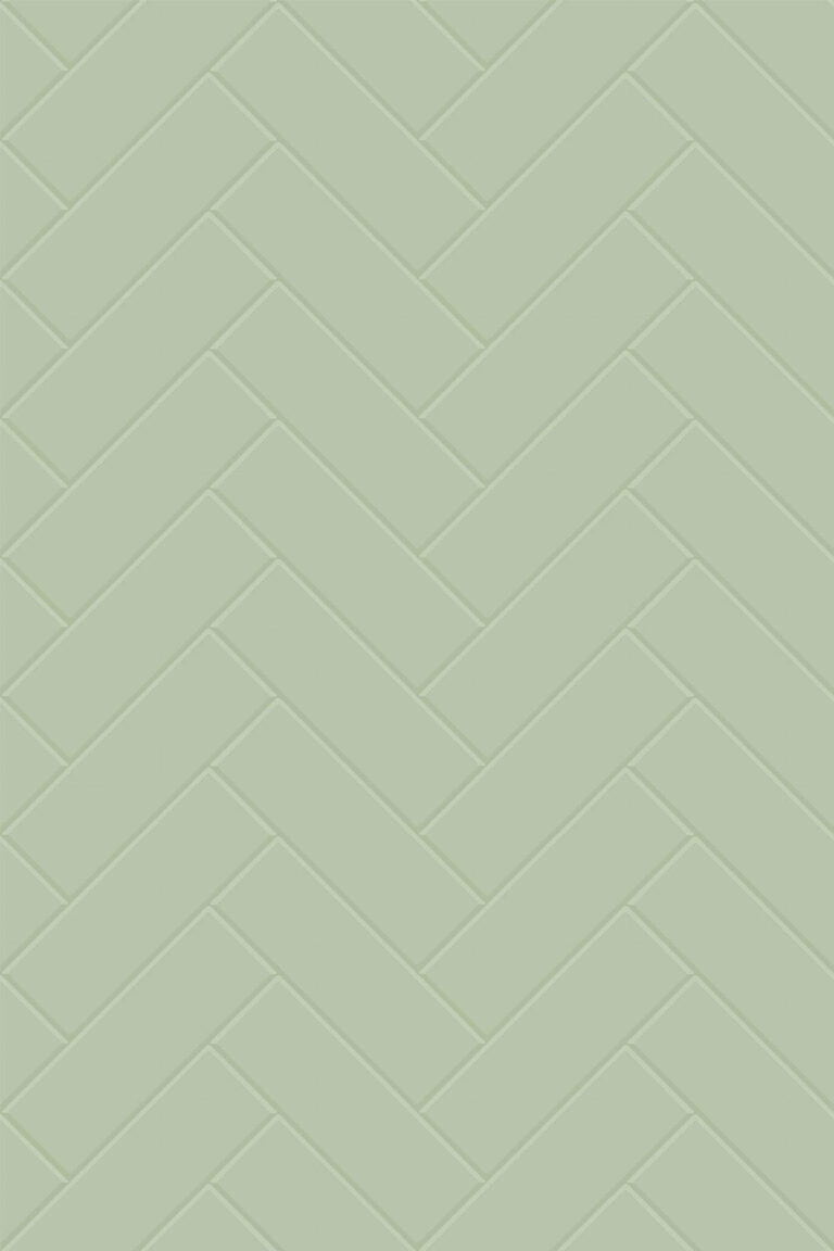 Sage green tile Peel and Stick Wallpaper or Non-Pasted
