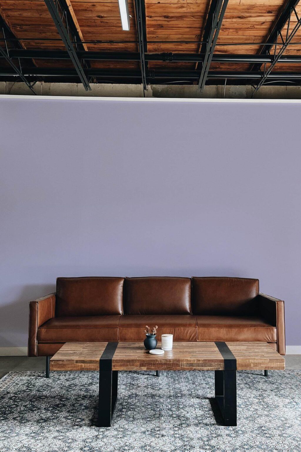 Lilac Solid color Peel and Stick Wallpaper or Non-Pasted
