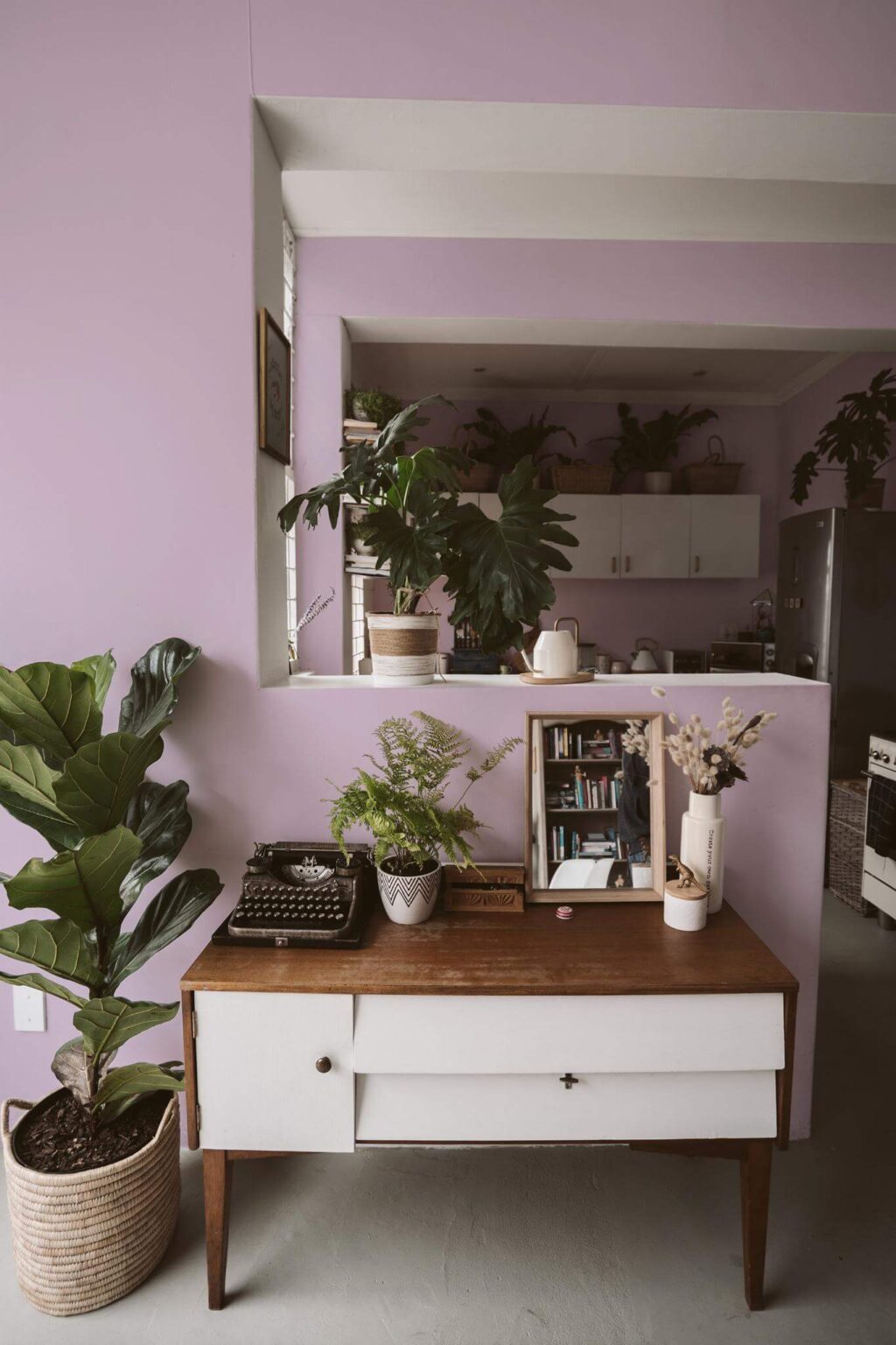 Pastel Aesthetic Lilac Solid color Peel and Stick Wallpaper or Non-Pasted