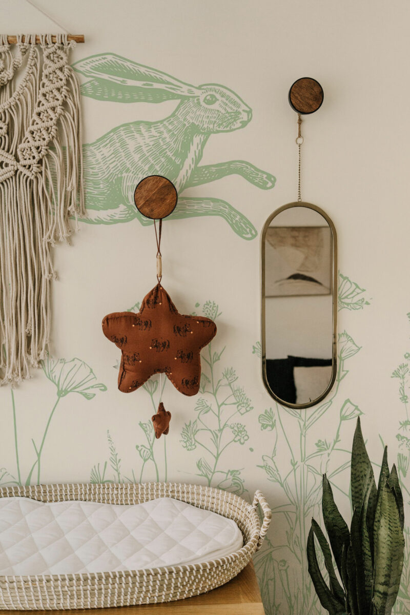 Agile Rabbit Peel and Stick Wall Mural or Non-Pasted