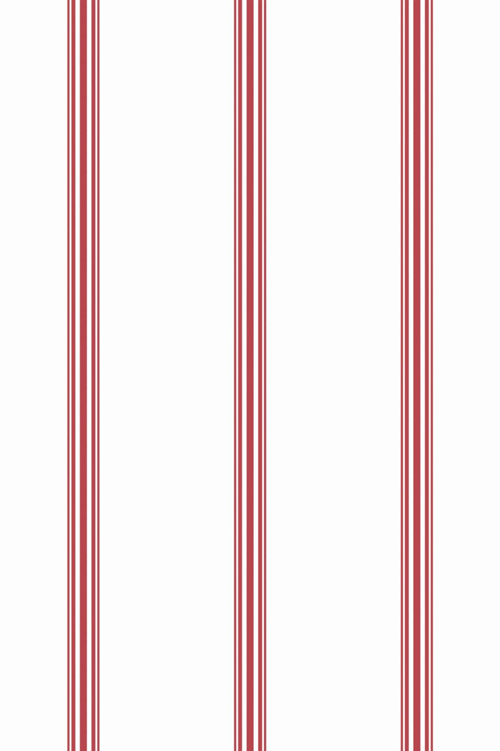 Ticking stripe Peel and Stick Wallpaper or Non-Pasted