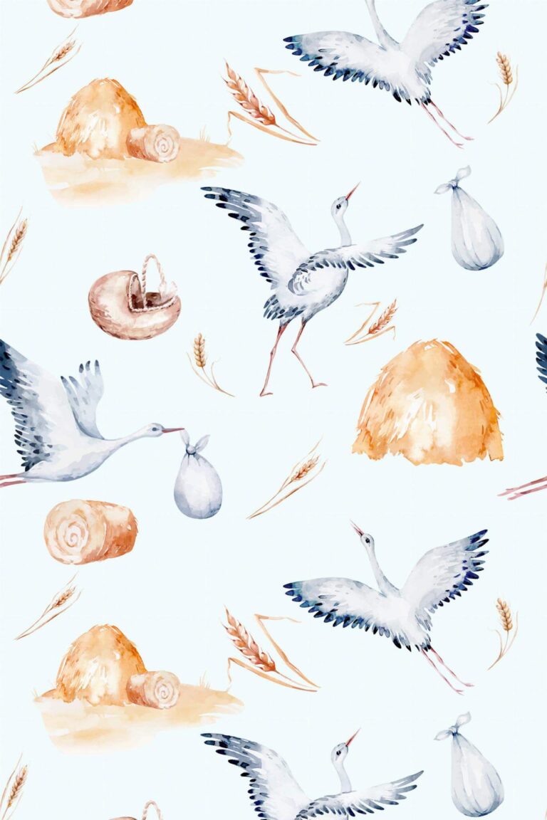Farmhouse chicken Peel and Stick Wallpaper or Non-Pasted