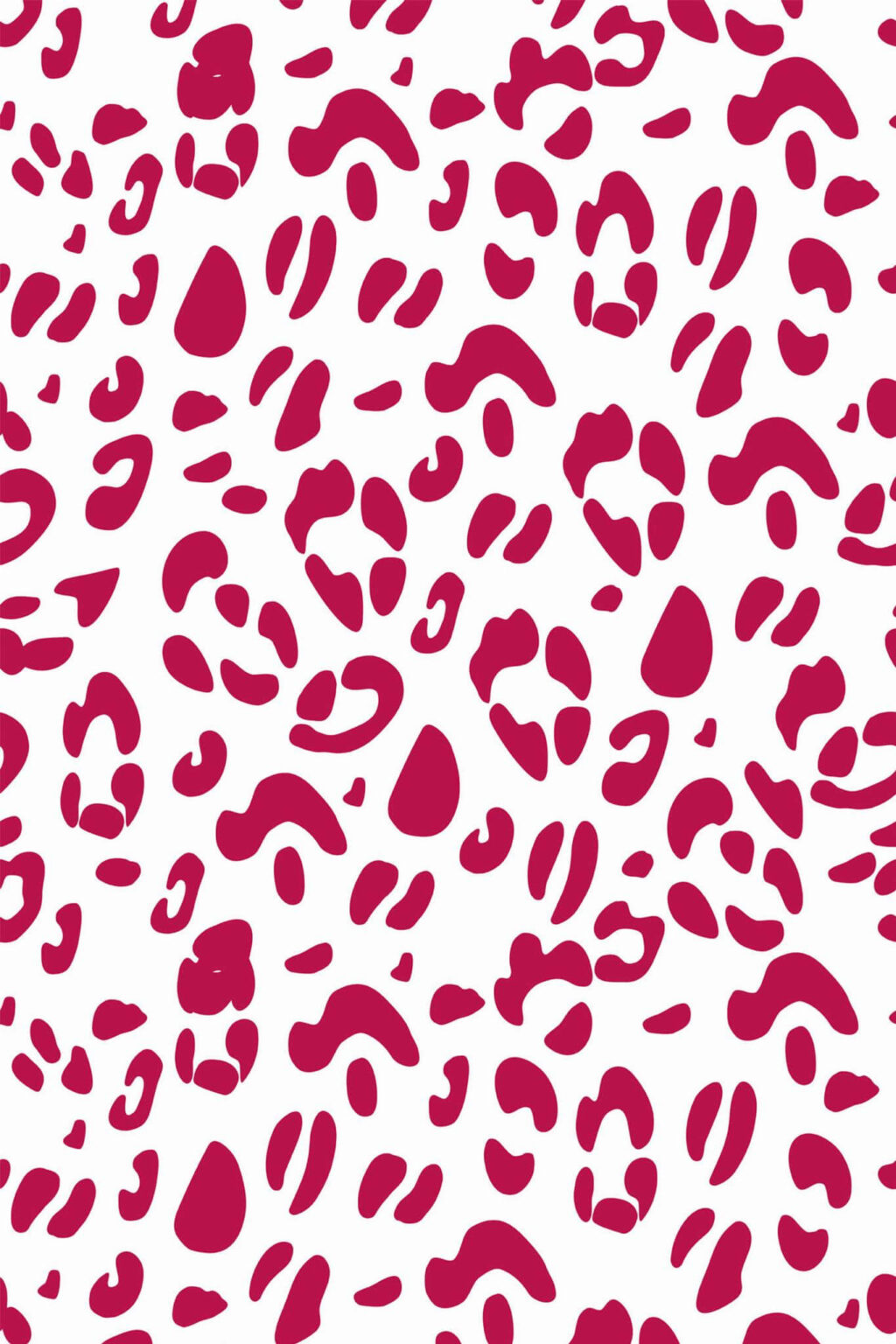 Viva magenta leopard print Peel and Stick Wallpaper or Non-Pasted