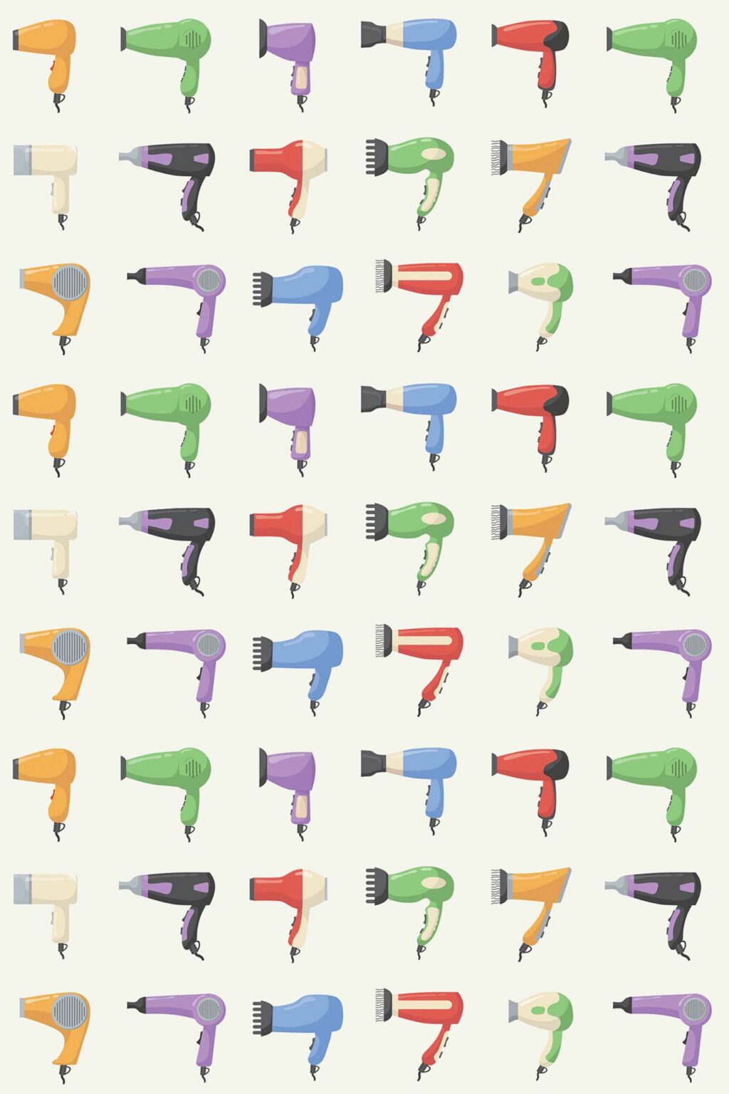 Colorful Dryer Peel and Stick Wallpaper or Non-Pasted