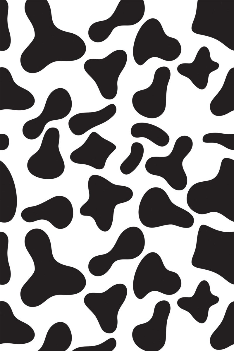 Monochrome Leopard Peel and Stick Wallpaper or Non-Pasted