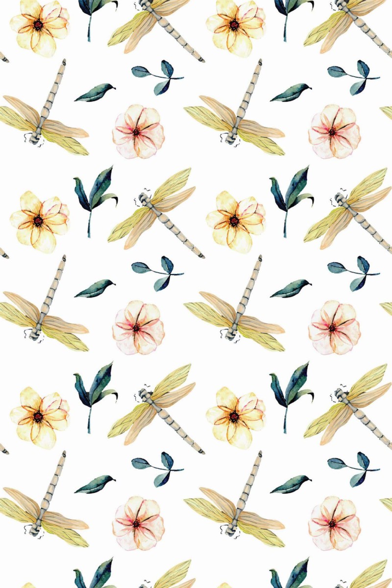 Blooming garden paisley Peel and Stick Wallpaper or Non-Pasted