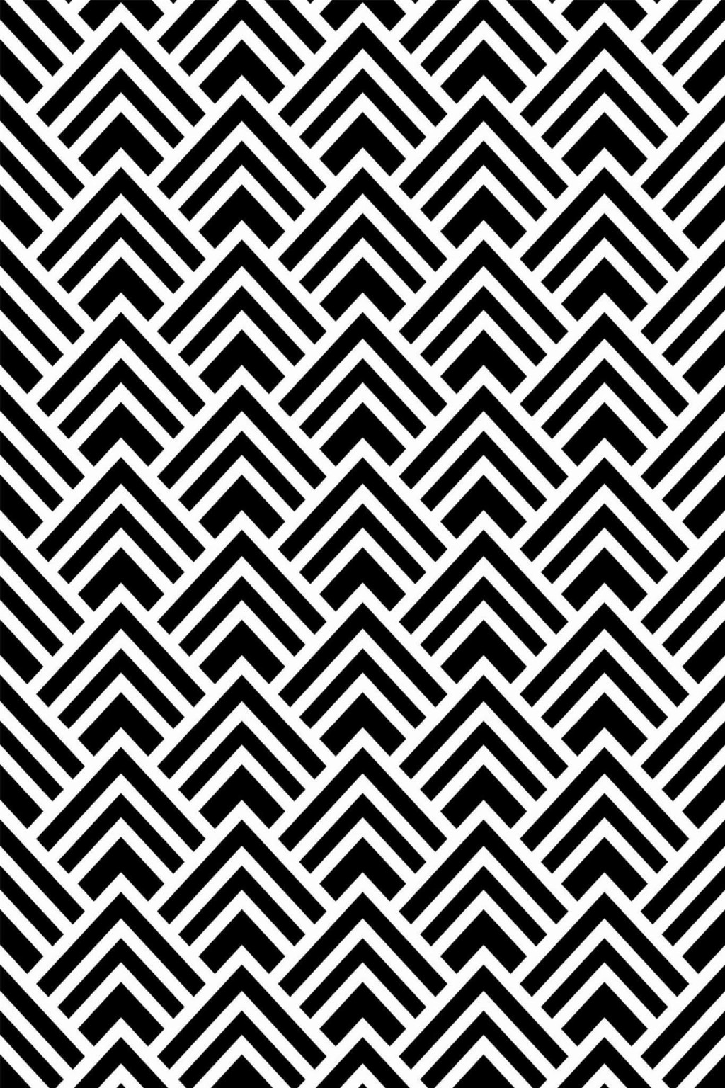 Geometric chevron Peel and Stick Wallpaper or Non-Pasted