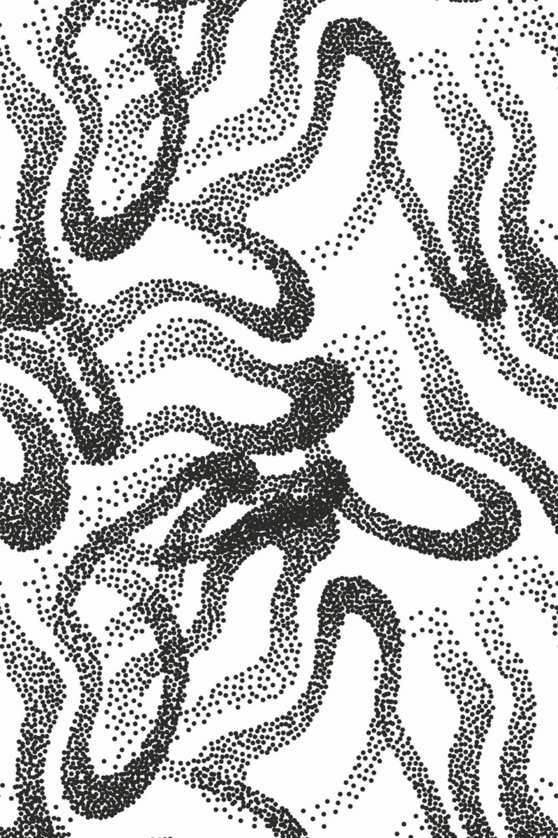 Modern abstract Peel and Stick Wallpaper or Non-Pasted