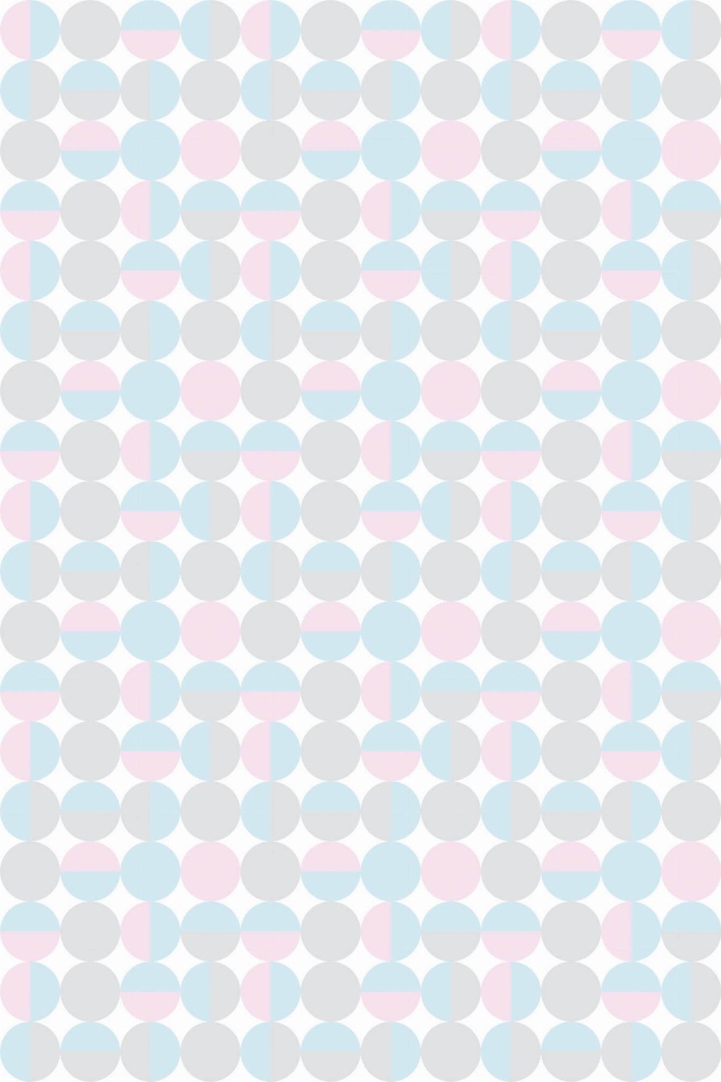 Pastel dots Peel and Stick Wallpaper or Non-Pasted