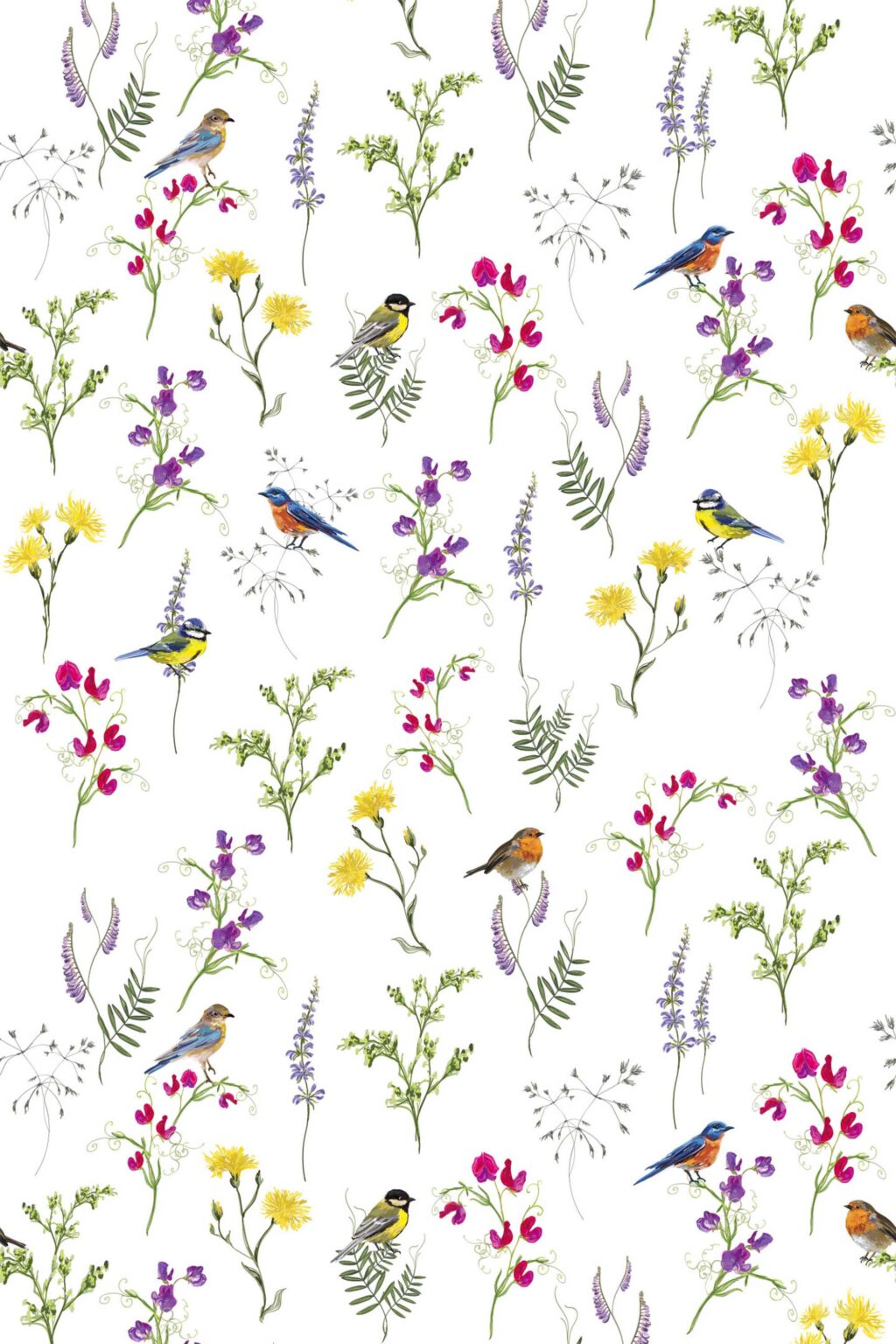 Rich meadow Peel and Stick Wallpaper or Non-Pasted