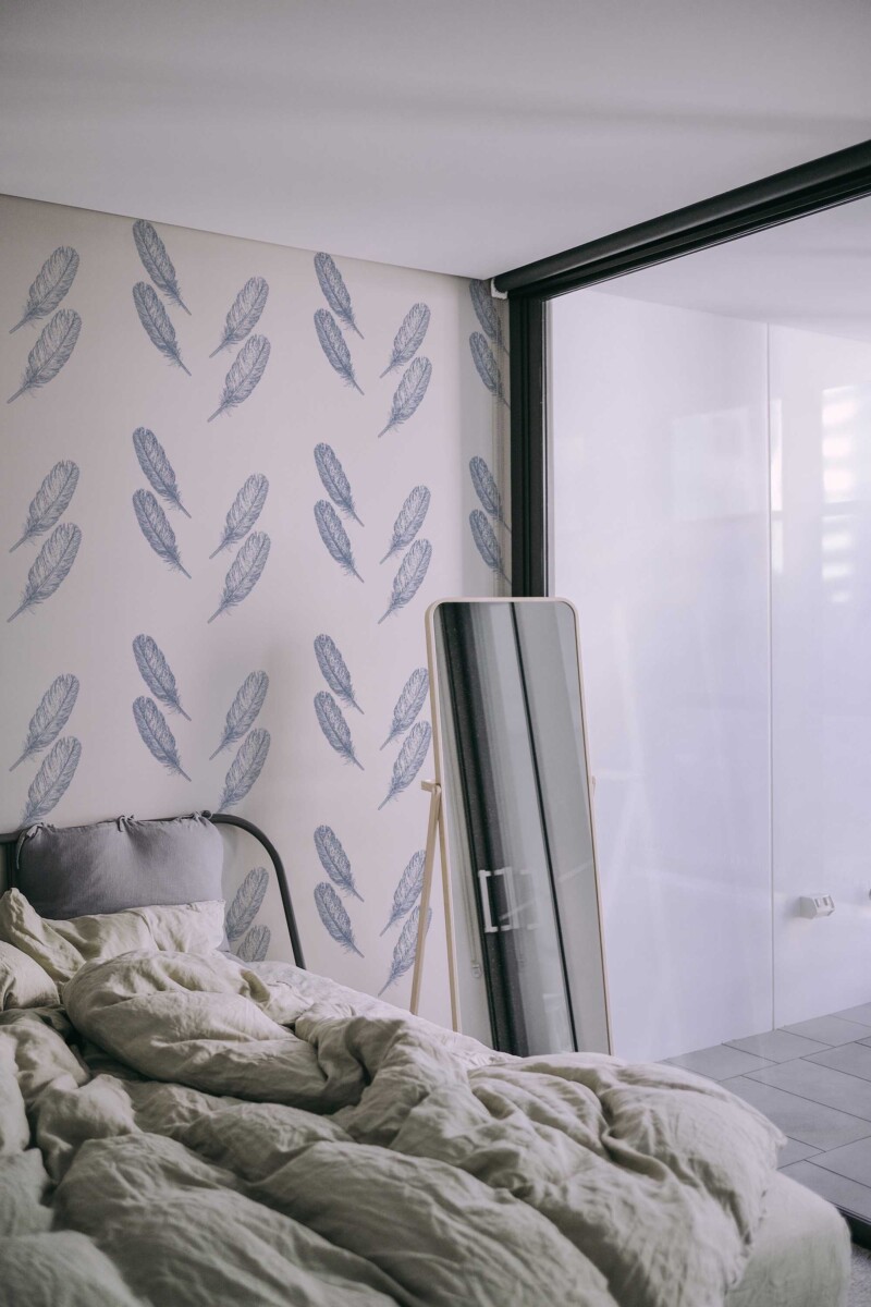 Dawn Feather Peel and Stick Wallpaper or Non-Pasted