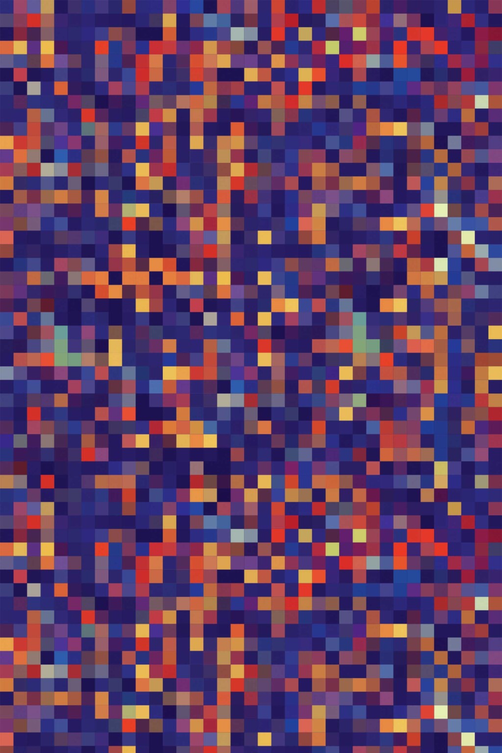 Purple Pixels Peel and Stick Wallpaper or Non-Pasted