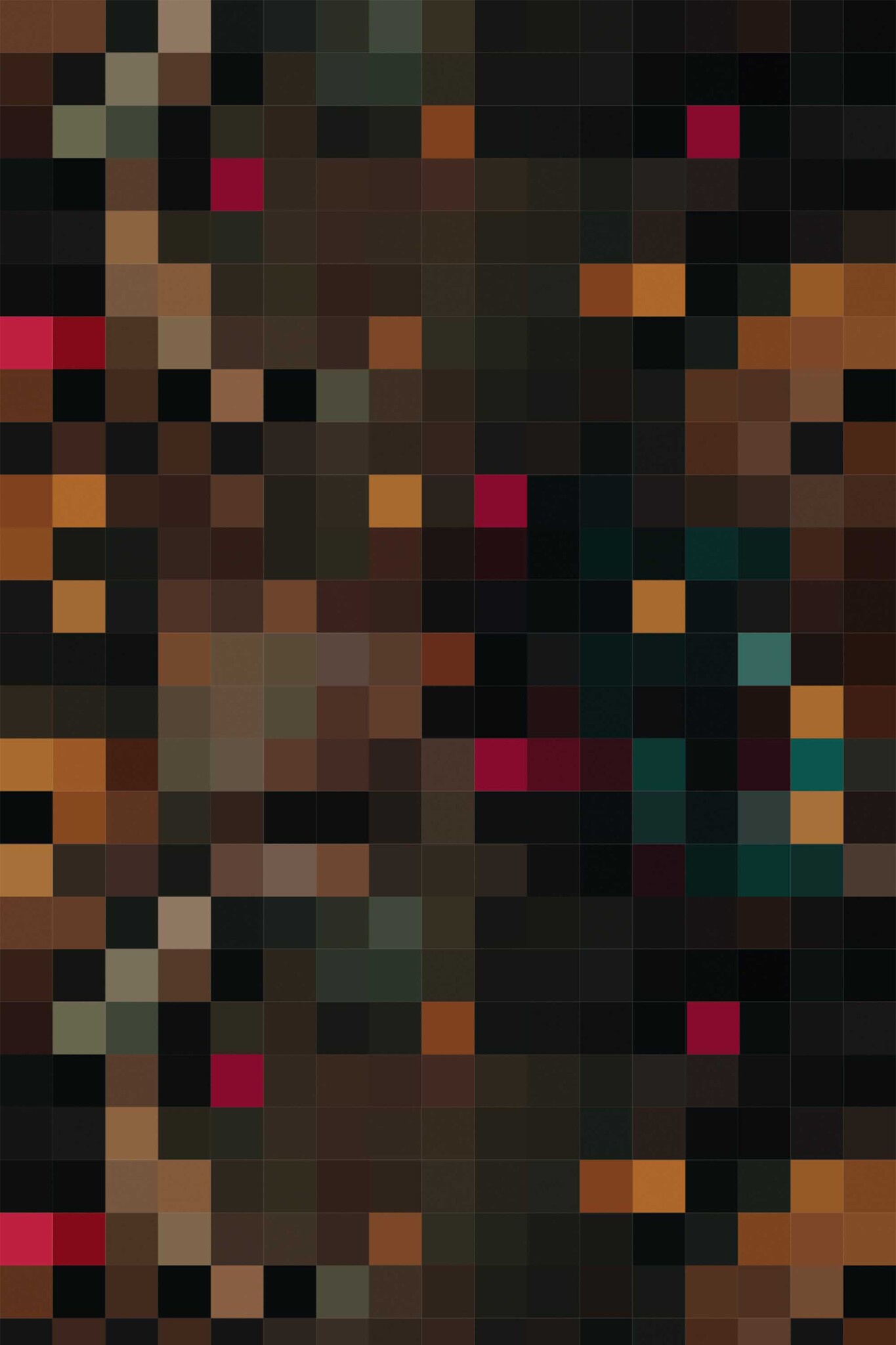 Earthy Pixels Peel and Stick Wallpaper or Non-Pasted