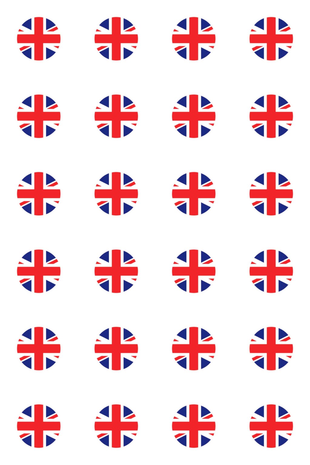 Union Jack Pattern Peel and Stick Wallpaper or Non-Pasted