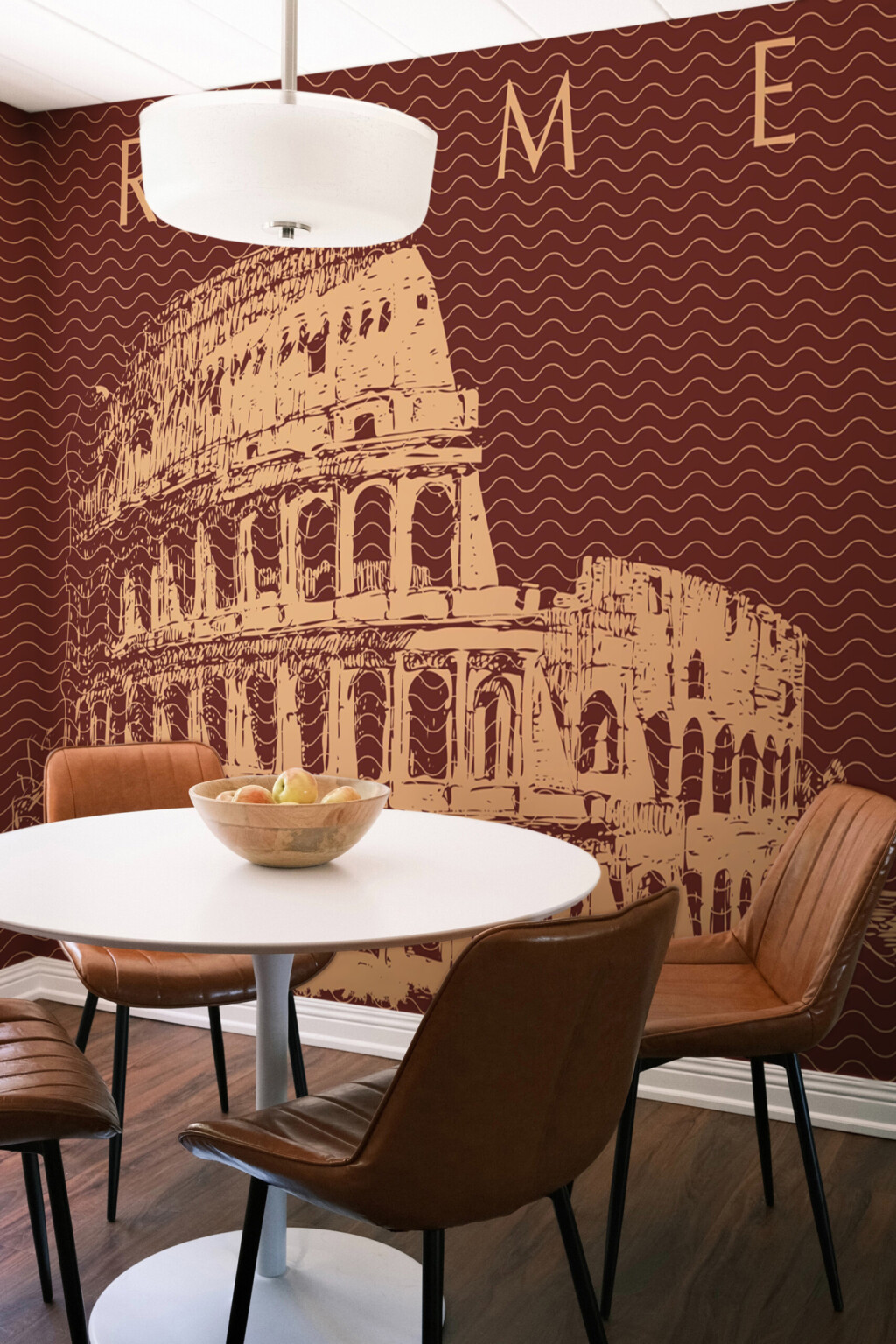 Vintage Colosseum Peel and Stick Wall Mural or Non-Pasted