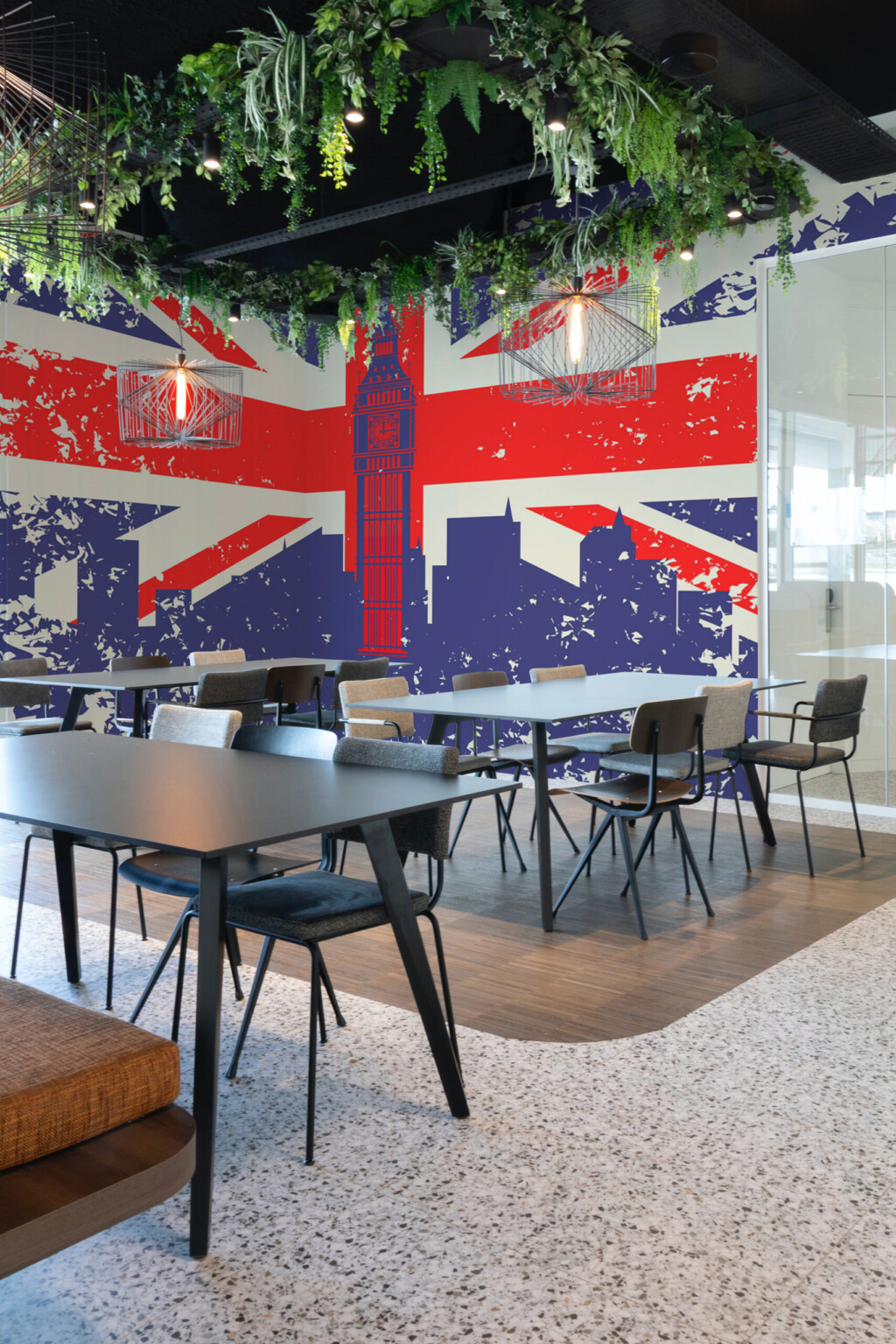 Union Jack London Peel and Stick Wall Mural or Non-Pasted