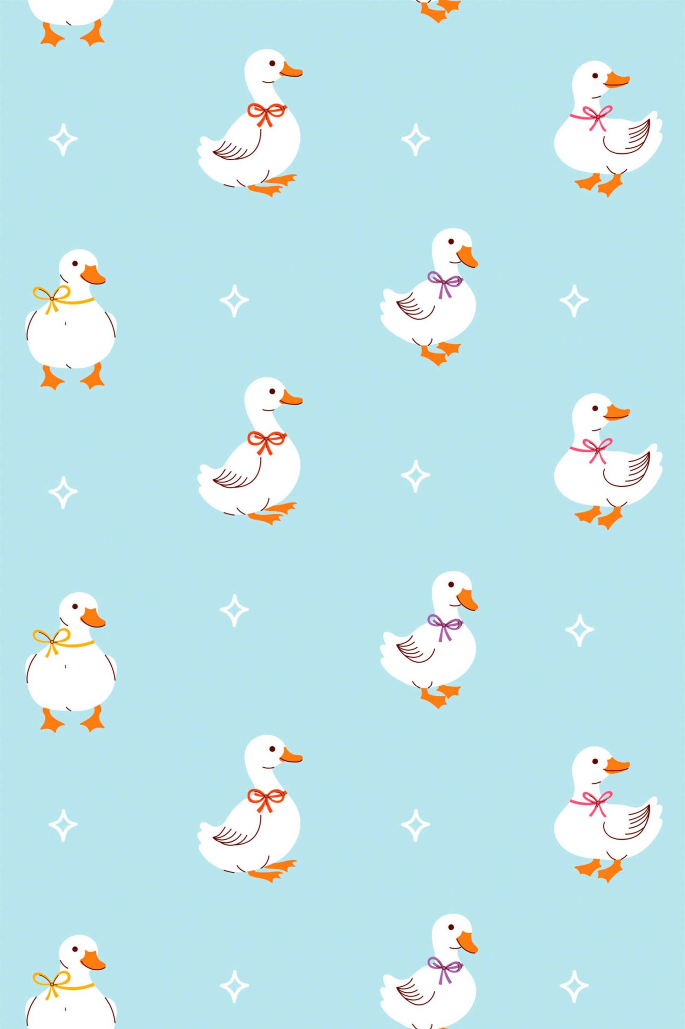 Duck Wallpaper | Peel and Stick Or Non-Pasted