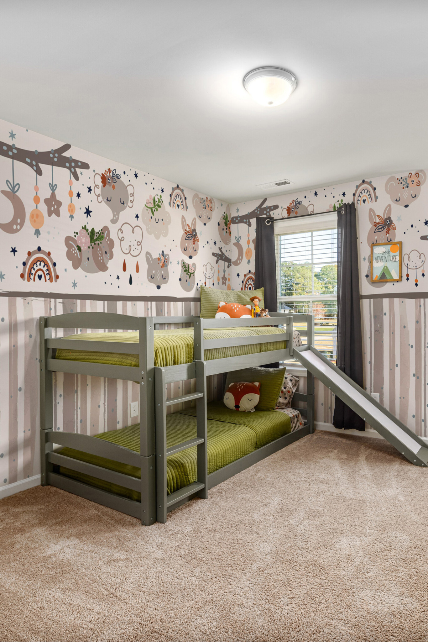 Boho Woodland Dreams Peel and Stick Wall Mural or Non-Pasted